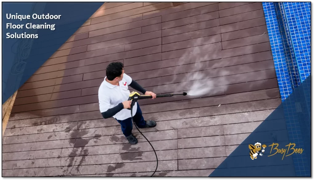 BusyBees High-Pressure Wall & Floor Cleaning Process in Dubai