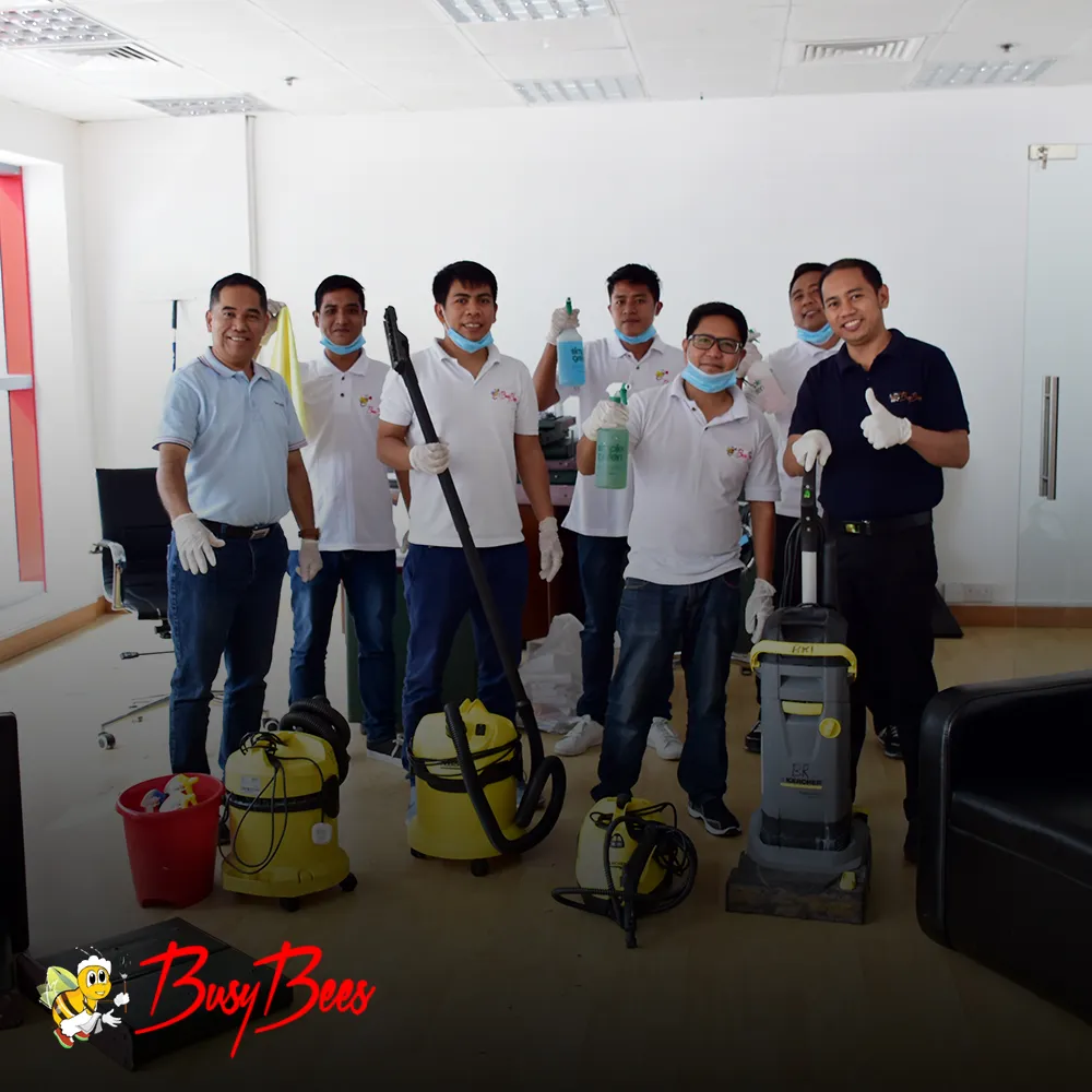 Meet Certified Cleaners, Technicians & Modern Tools | BusyBees Dubai
